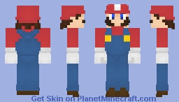 Super Mario Bros. - Mario Minecraft Skin