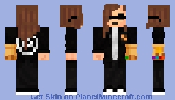letov with infinity gauntlet Minecraft Skin