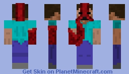 Steve infected by The thing Minecraft Skin