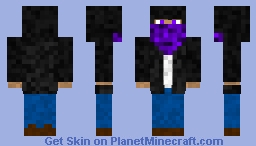My Skin. Purple Bandit Minecraft Skin