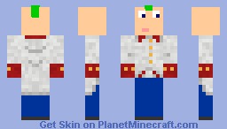 Green Mohawk Guy Minecraft Skin