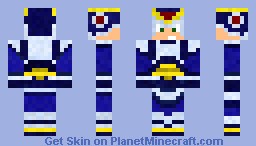 Mega Man X - Final Form (No Blaster) Minecraft Skin