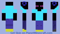 Steve + Enderman Minecraft Skin
