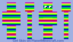 many-colored Minecraft Skin