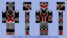 Red X knight Minecraft Skin