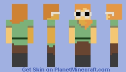 Oversimplified Alex Skin Minecraft Skin
