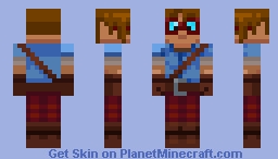 Arctic Fox Armor (Minecraft Dungeons) Minecraft Skin
