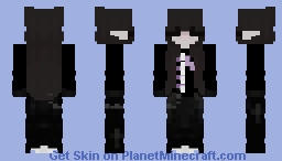 purple skeleton v1 Minecraft Skin