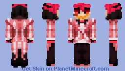 Alastor The Radio Demon / Hazbin Hotel (Cannibal outfit) Minecraft Skin