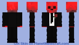 Red Skull Minecraft Skin