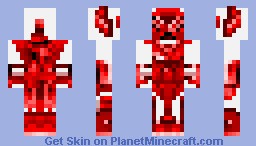 red warrior of death Minecraft Skin