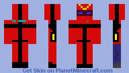 Red Samurai (future) Minecraft Skin