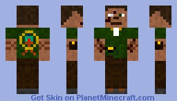 Scared Merchant Minecraft Skin