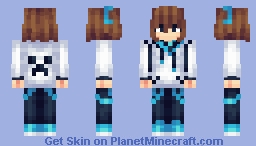 Женская версия JDH Minecraft Skin