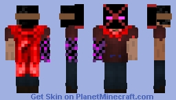 Half monster with mask Minecraft Skin