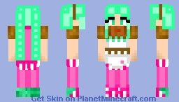 PEPPA MINT Chefs Club Shopkins Minecraft Skin