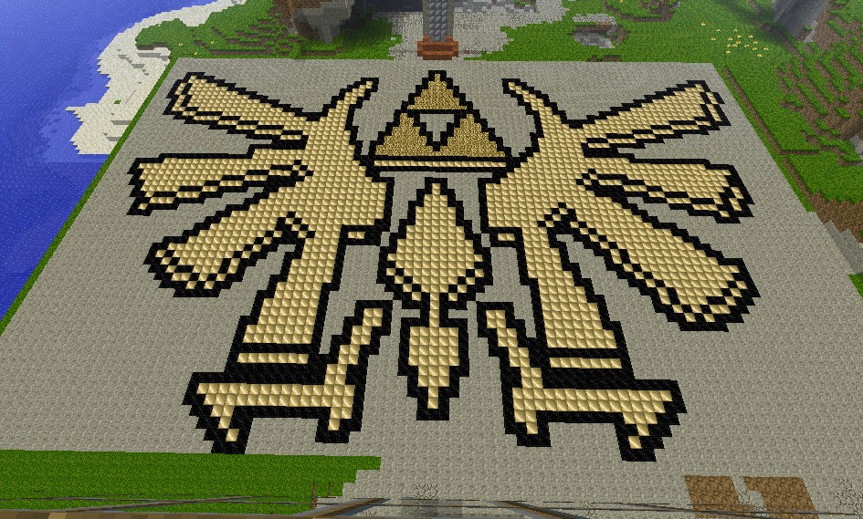 The Crest of Hyrule Minecraft Map