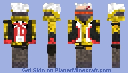 soldier 76 gold Minecraft Skin