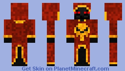 Fire Enderman Minecraft Skin