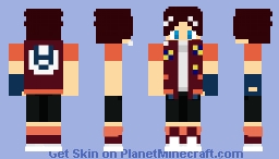Aiga Akabane (Chouzetsu) Minecraft Skin