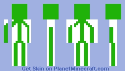 Green Stick Figure Minecraft Skin