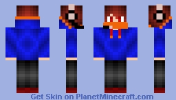 Blue gamer boy Minecraft Skin
