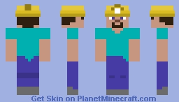 Builder steve Minecraft Skin
