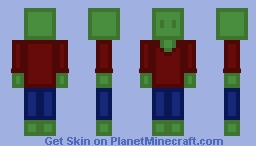 Plastic Slime Boy Minecraft Skin
