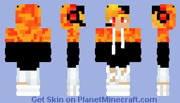 Lava gamer for youtubers Minecraft Skin