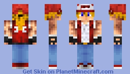 Terry Bogard Minecraft Skin