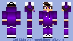 Purple Gamer Minecraft Skin