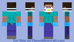 Steve + Mask Minecraft Skin
