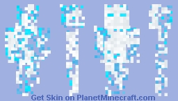 Pure Soulfire Spirit Minecraft Skin