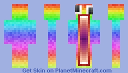 Rainbow Unspeakable Minecraft Skin
