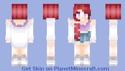 Scarlett Keyes I The Modern Remastered Minecraft Skin