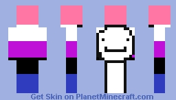 Dream gender fluid Minecraft Skin