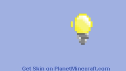 Light bulb Minecraft Skin