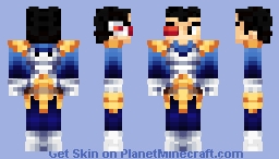 Vegeta It's over 9000! Minecraft Skin