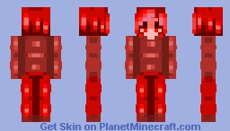 Fire Alien Color Series pt.1 Minecraft Skin
