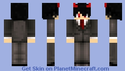 Devil Boy In Suit Minecraft Skin