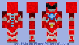 Red ranger Minecraft Skin