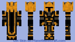 Fire knight Minecraft Skin