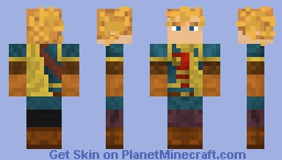 Golden Sun Hero Minecraft Skin