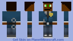 Me as an M.P.D officer Minecraft Skin