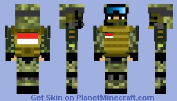 KOPASSUS Prajurit Indonesia Minecraft Skin