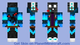 Blue Fleme Wither Slime Minecraft Skin