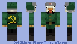 Communist Chicken Minecraft Skin