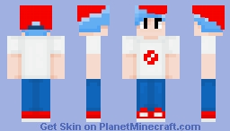 FNF boyfriend Minecraft Skin