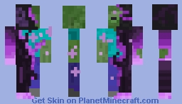 Corrupted Zombie Minecraft Skin
