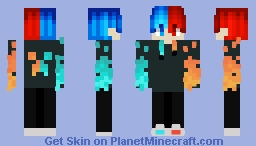 Fire and Ice Minecraft Skin